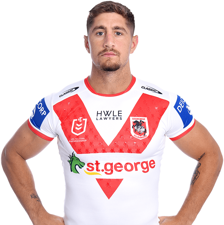 Zac Lomax - St George Illawarra Dragons - NRL Player Profile - Zero Tackle