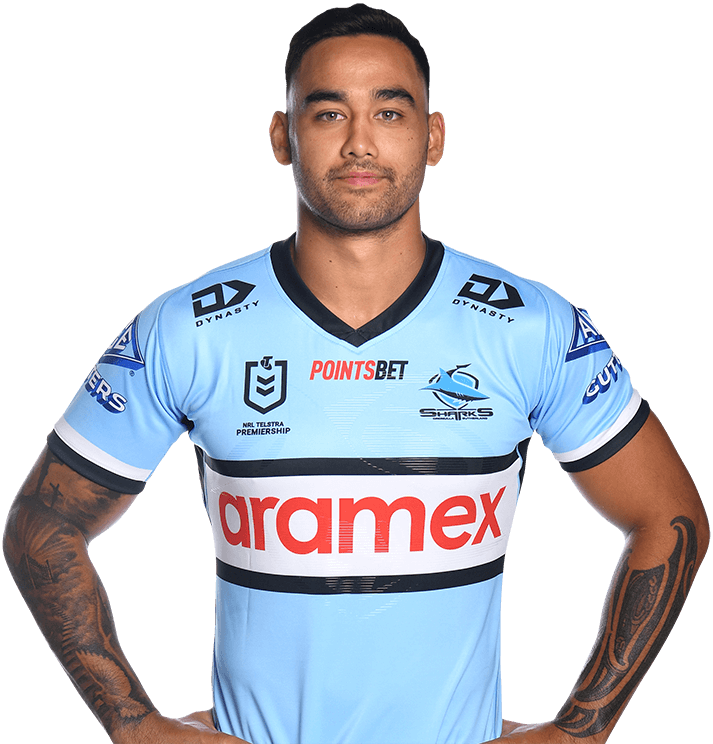 Briton Nikora - Cronulla Sharks - NRL Player Profile - Zero Tackle